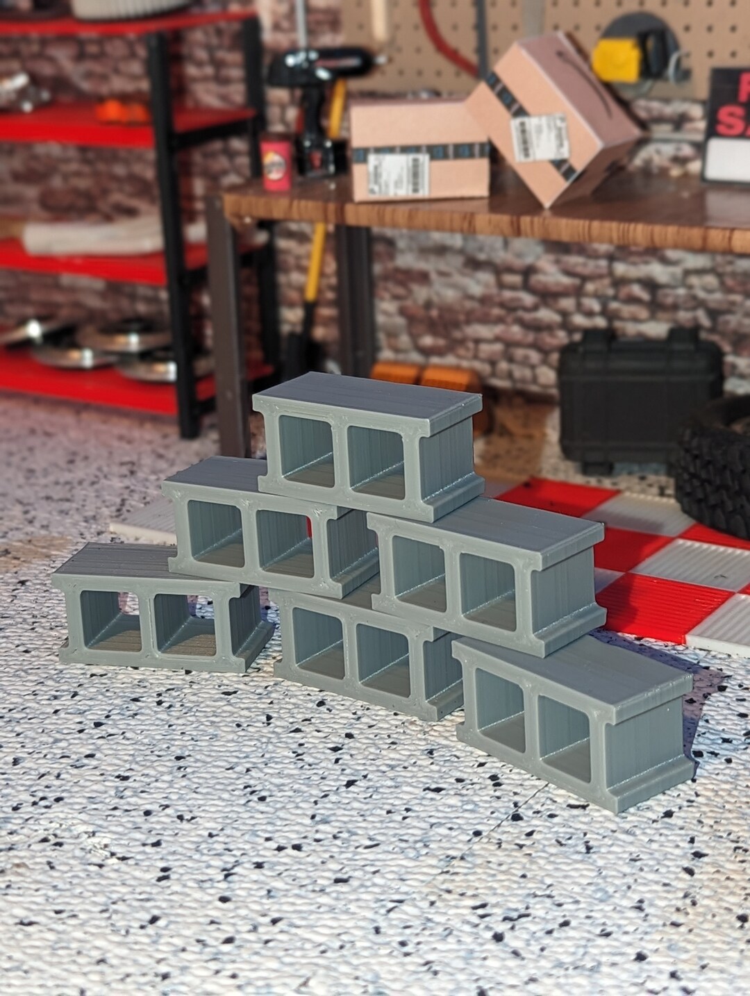 1/10 Scale Cinder Blocks - 3D Printed RC Shop Accessories! - Etsy