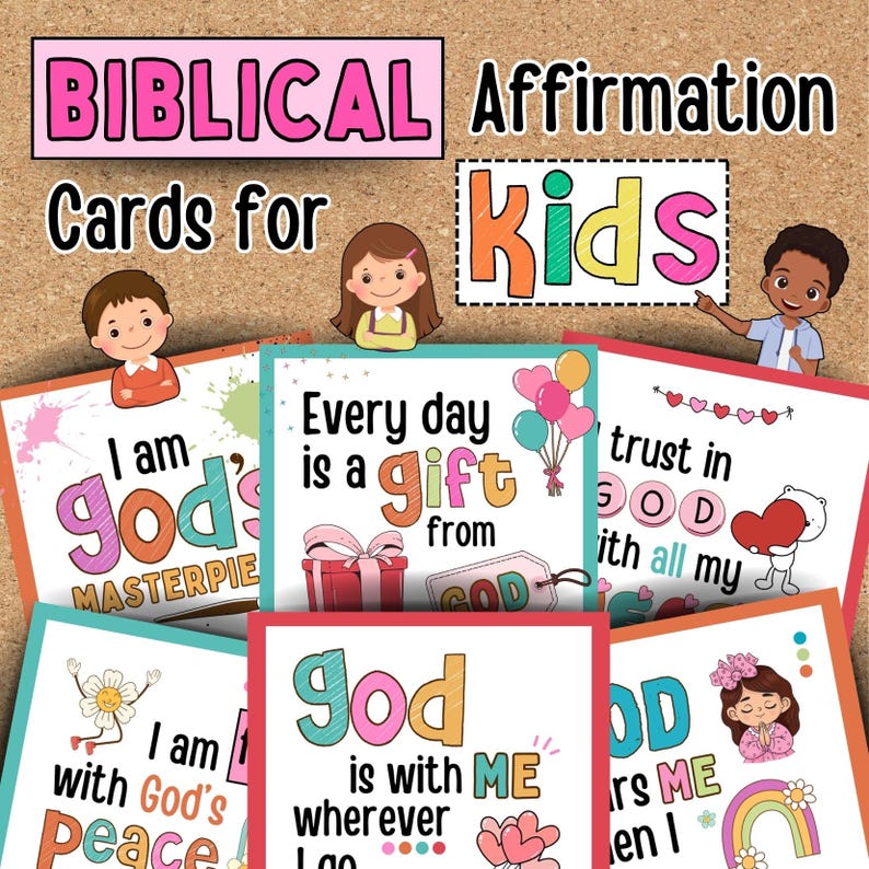 Kids Prayer Board Kit Bulletin Board Kit Kids Prayer Cards Christian ...