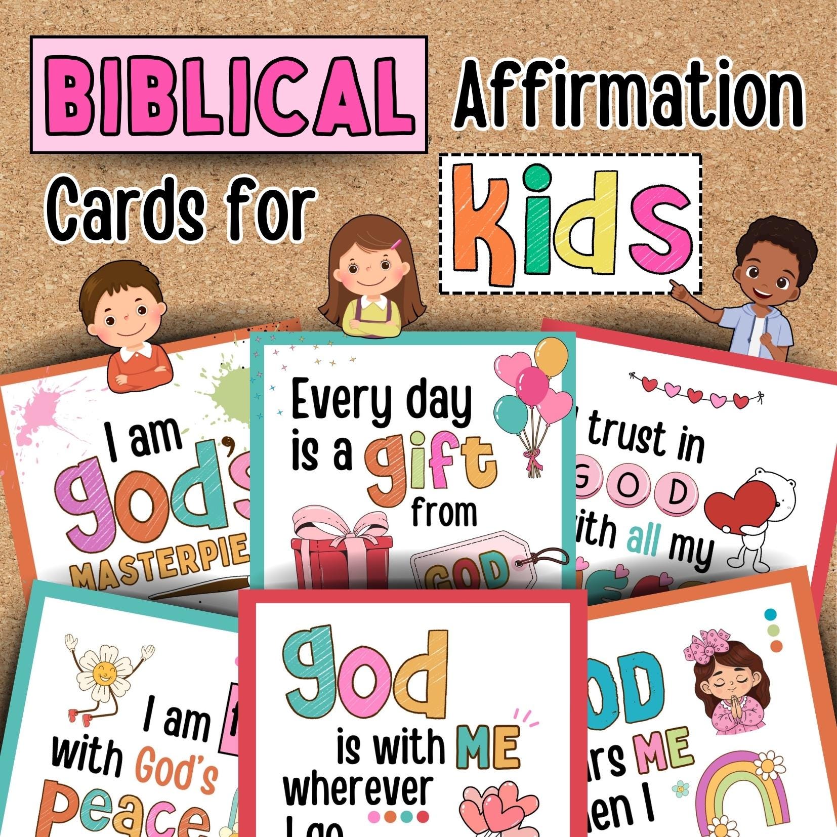 Kids Prayer Board Kit Bulletin Board Kit Kids Prayer Cards Christian ...
