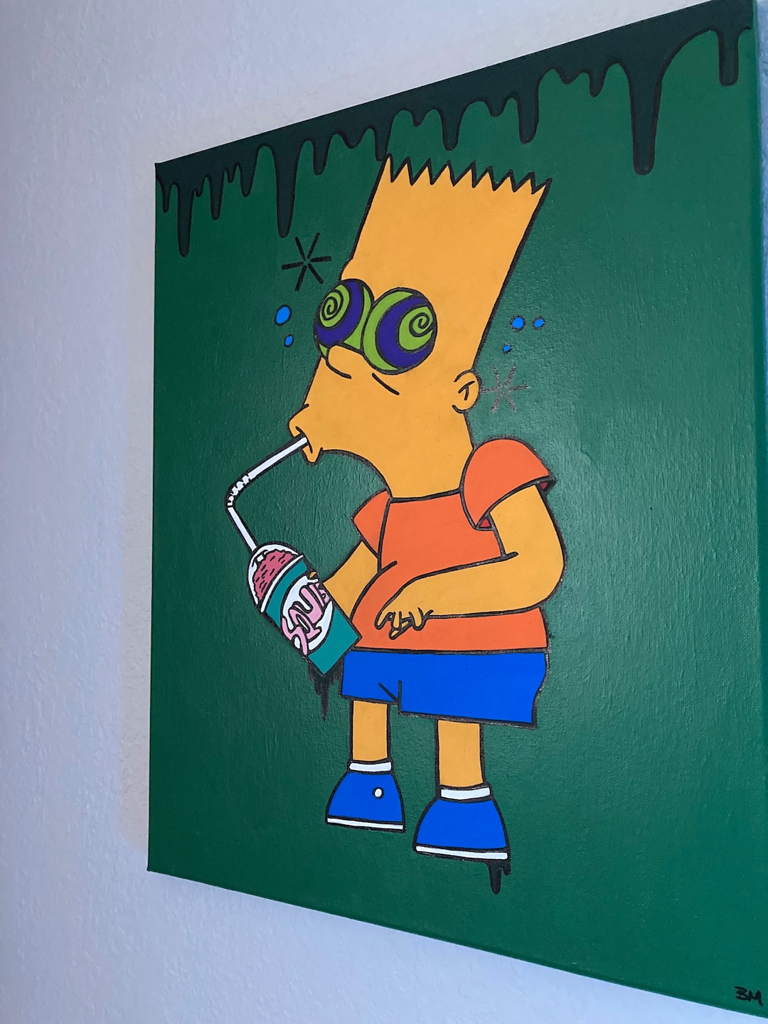 Slurped Out - Bart Simpson - Etsy