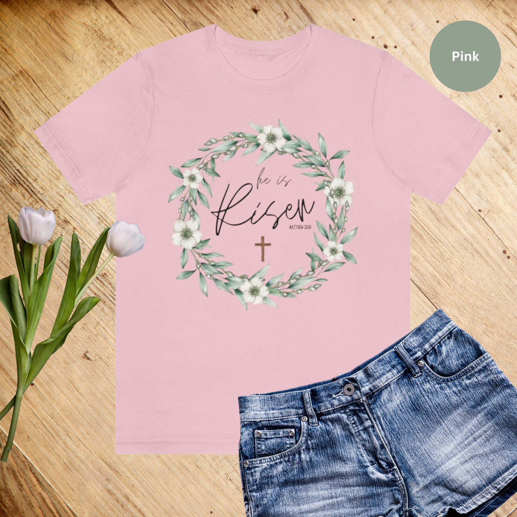 He is Risen Tshirt, He is Risen Easter Shirt, Religious Shirt ...