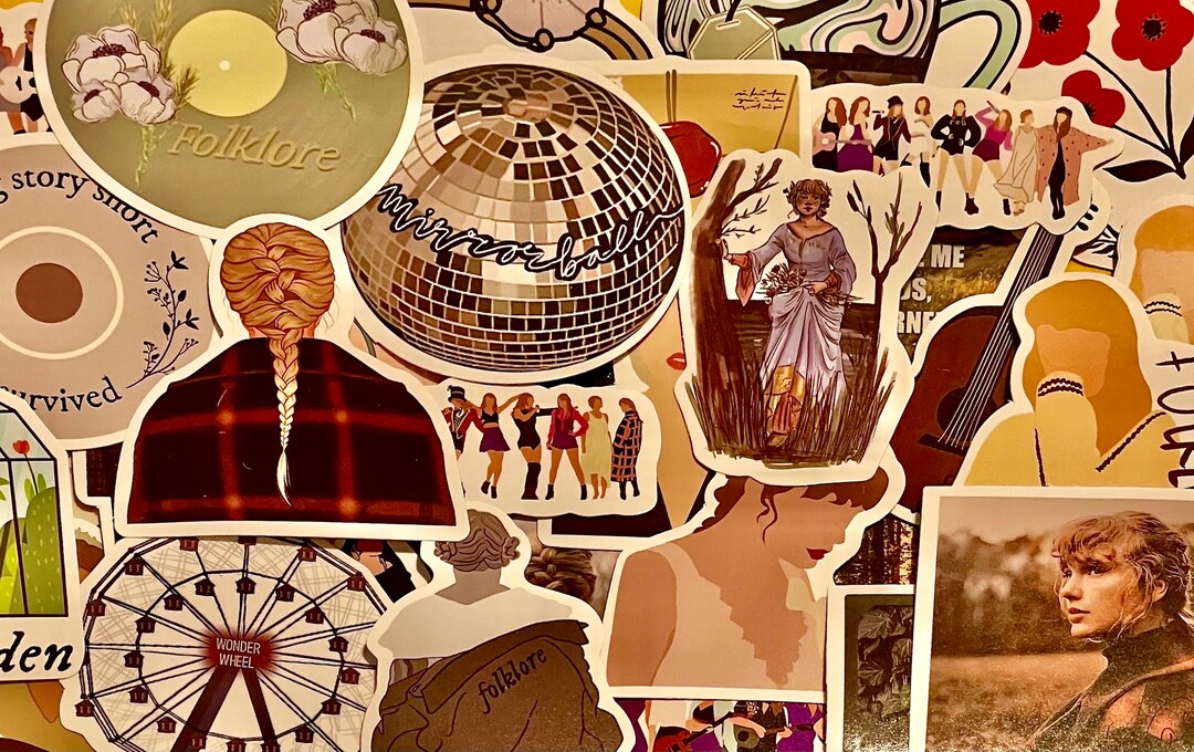 Taylor Swift Sticker Packs Lover 1989 Midnights RED Swift Merchandise ...