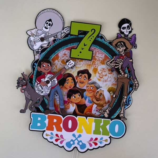 Disneys Coco Cake Topper - Etsy