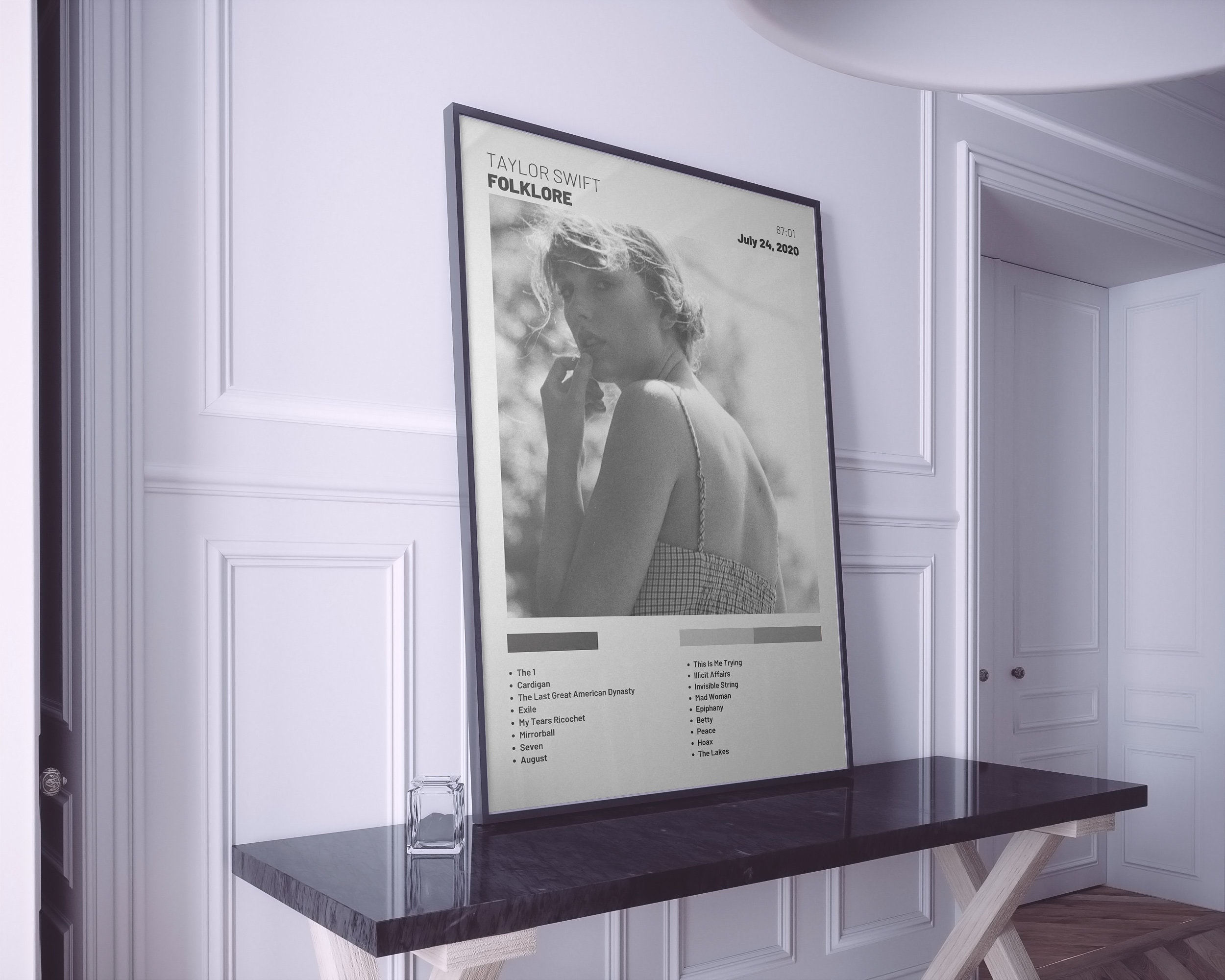 Taylor Poster, Taylor Posters, Folklore Poster, Album Cover Poster sold ...