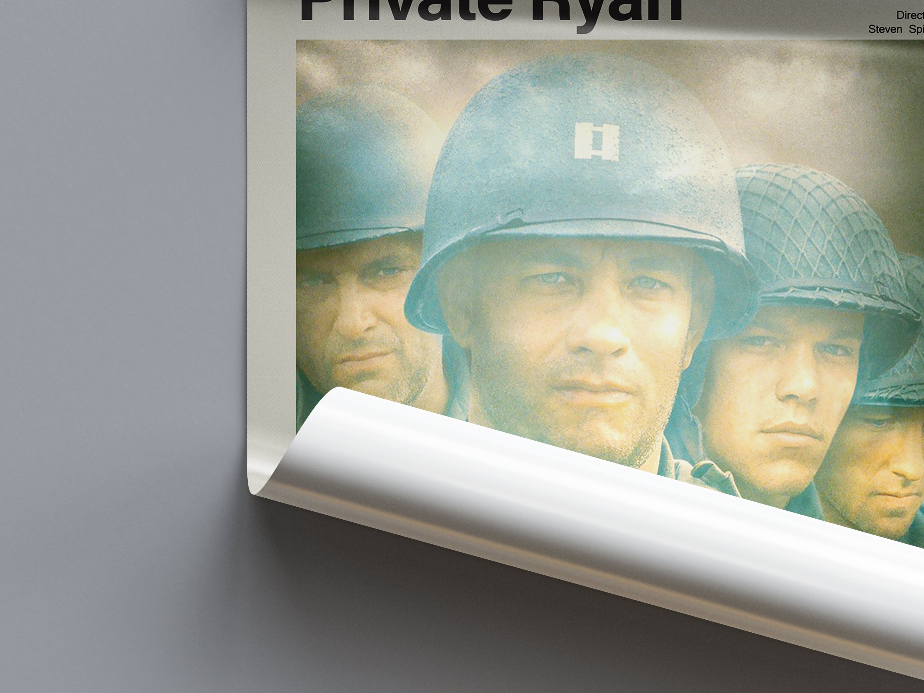 Saving Private Ryan Movie Poster, Modern Movie Poster Print, Saving ...