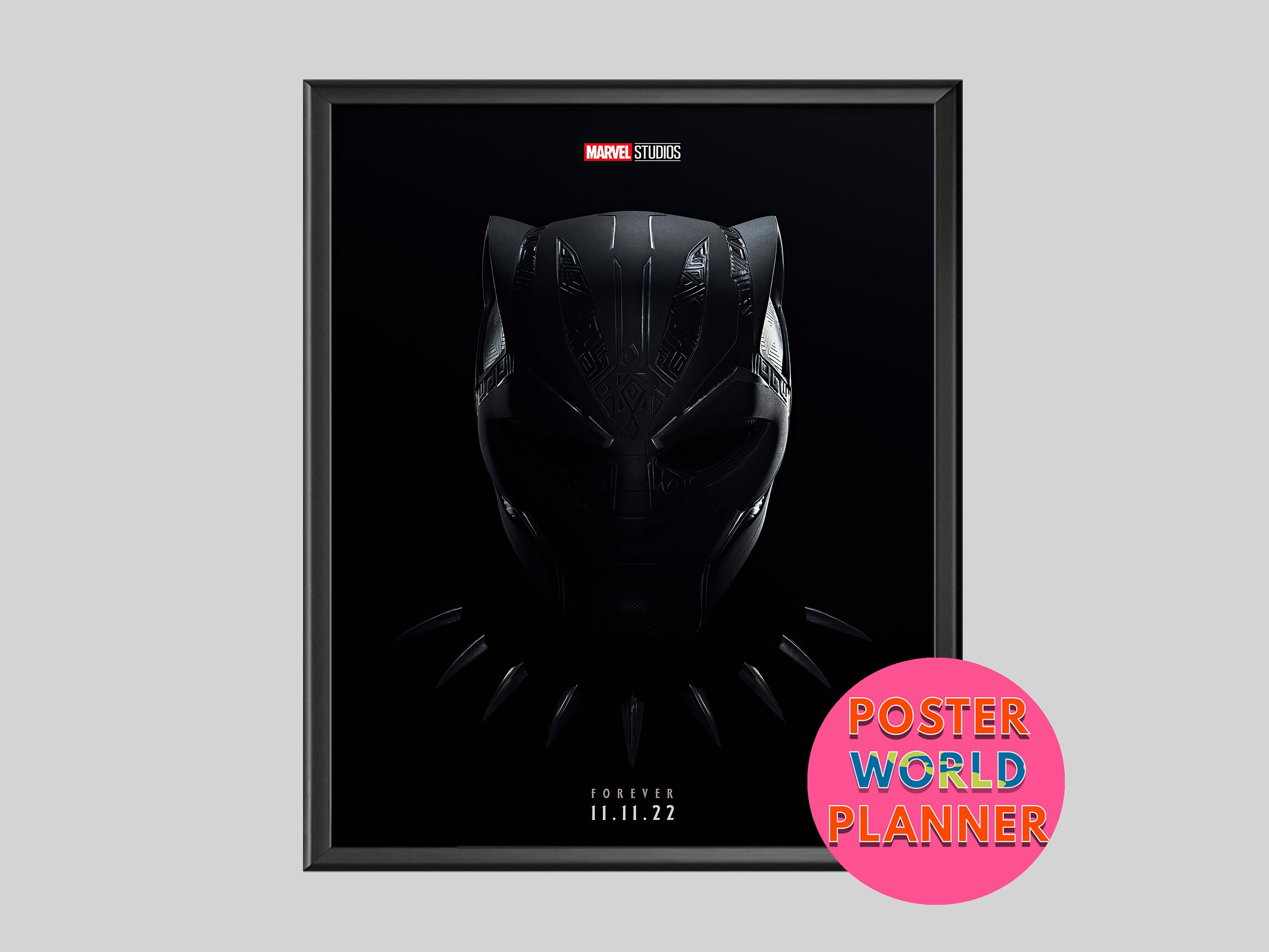 Black Panther, Black Panther Poster, Wakanda Forever Poster, Marvel ...