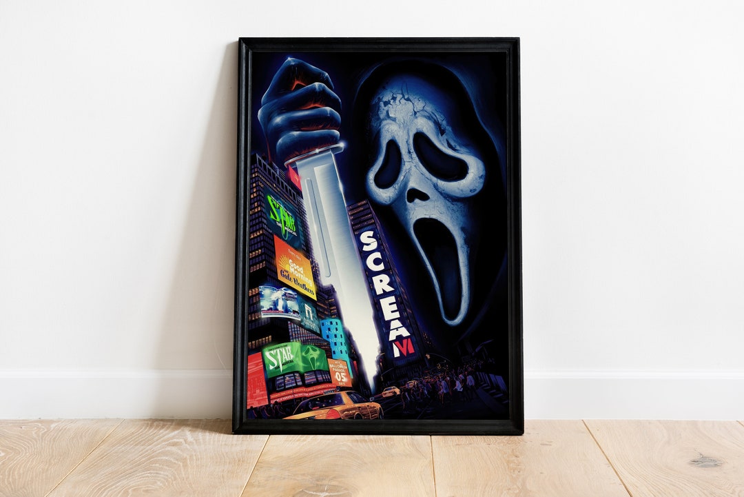 Scream Poster, Scream Movie Poster, High Quality Poster, Canvas Print ...