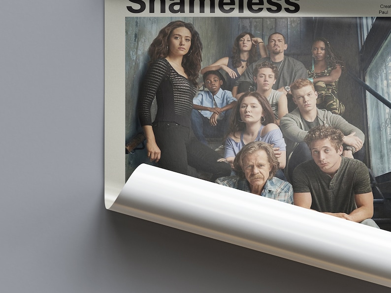 Shameless Poster, Shameless, Shameless Poster Wall Decor, Tv Series Posters Art, Shameless Tv ...