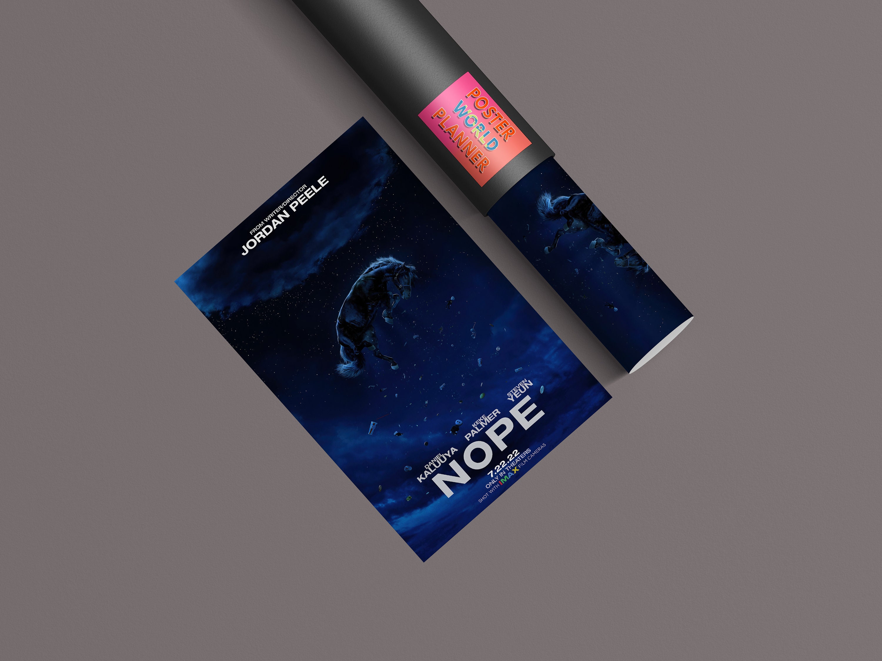 Nope Poster, Nope Movie Poster, Minimalist Movie Poster, Vintage Retro Art Print, Custom Poster ...