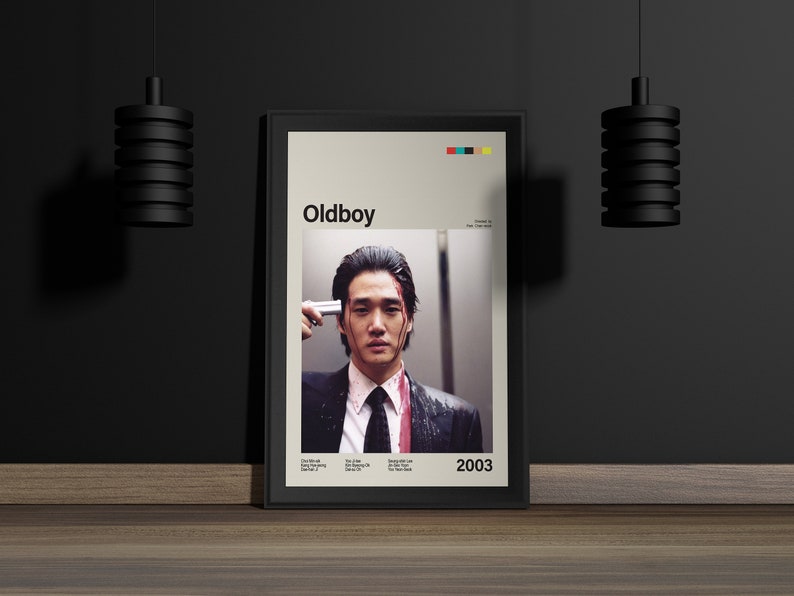Oldboy Movie Poster Modern Movie Poster Print Oldboy 2003 - Etsy