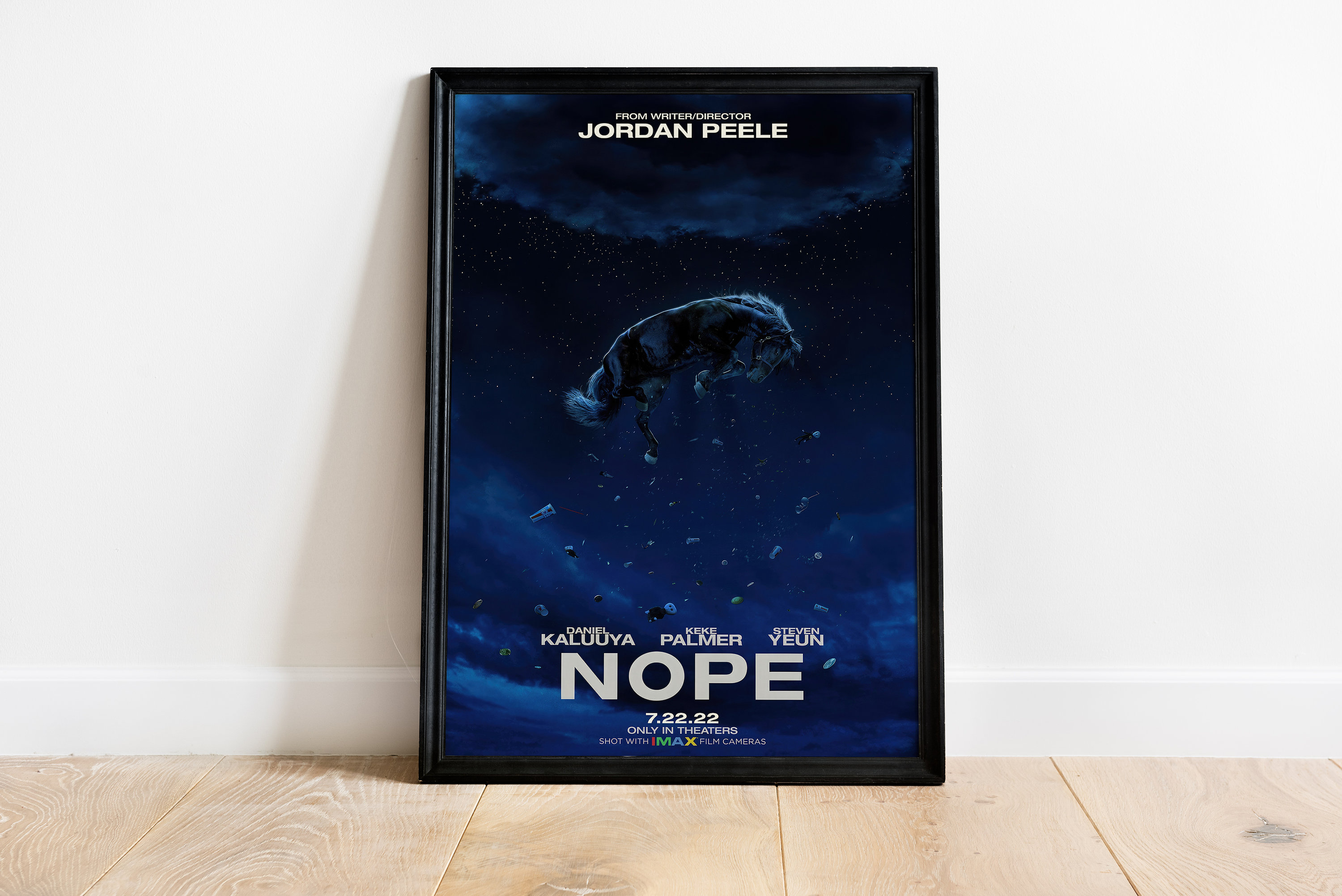 Nope Poster, Nope Movie Poster, Minimalist Movie Poster, Vintage Retro Art Print, Custom Poster ...