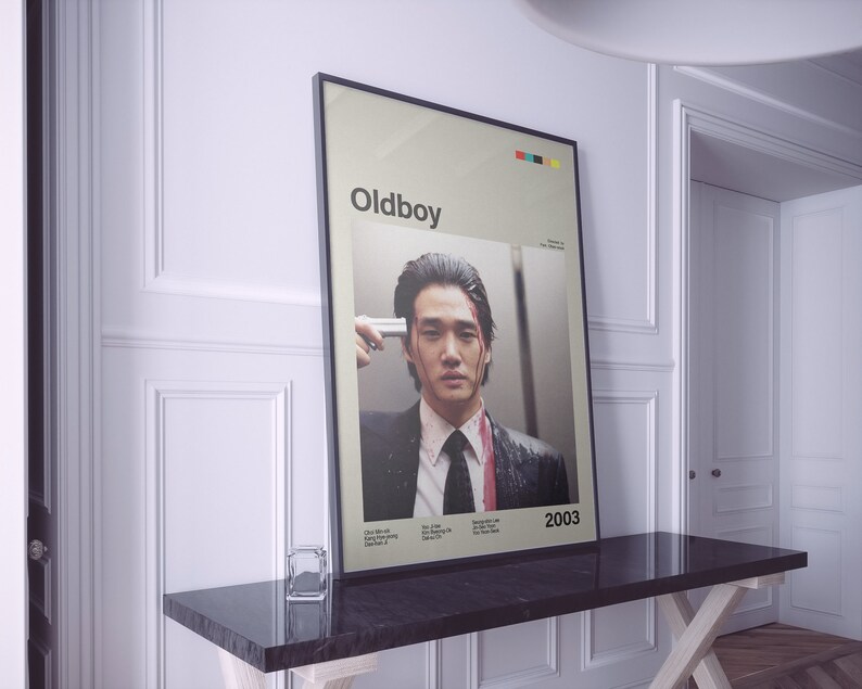 Oldboy Movie Poster Modern Movie Poster Print Oldboy 2003 - Etsy