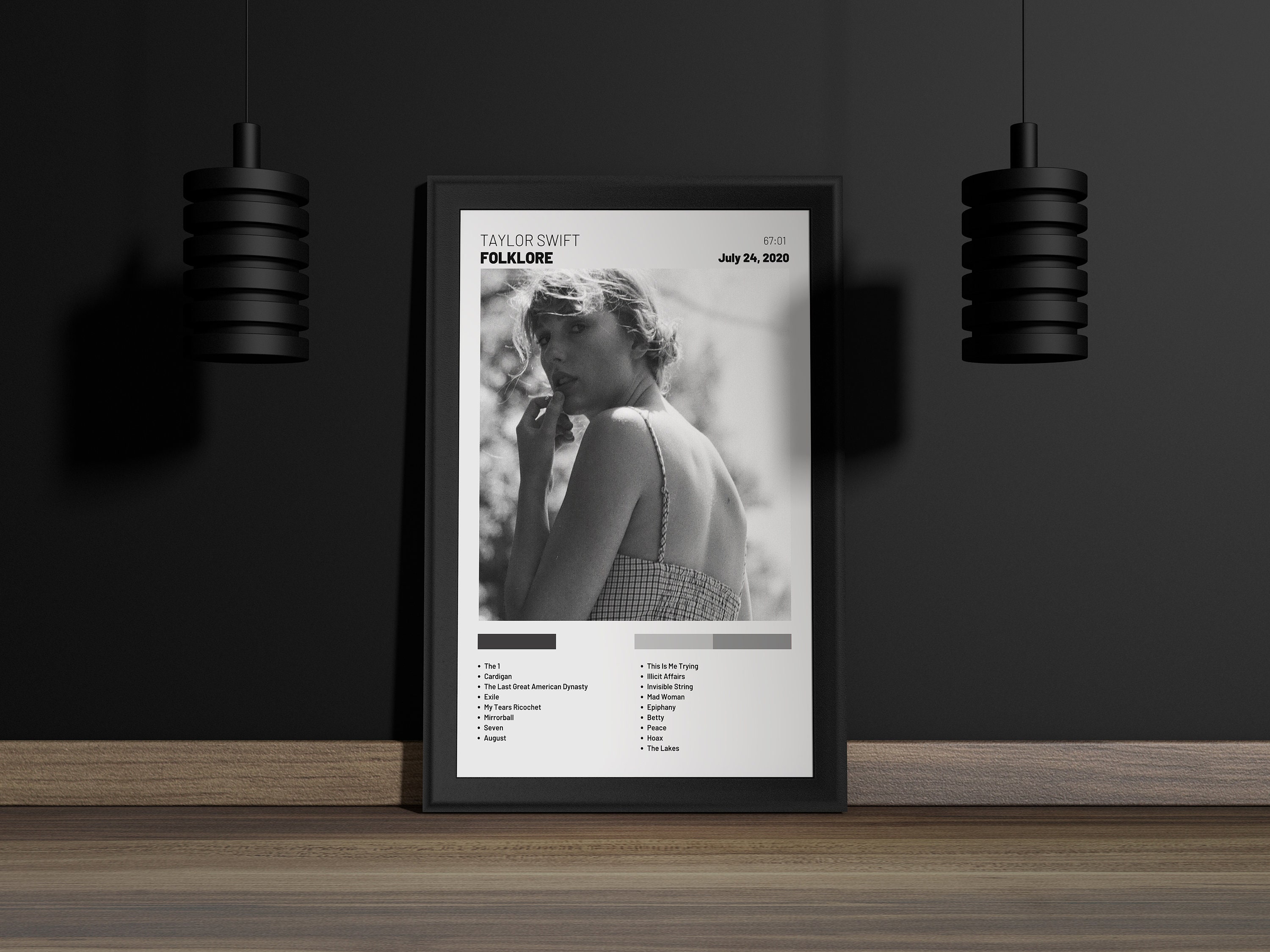 Taylor Poster, Taylor Posters, Folklore Poster, Album Cover Poster sold ...