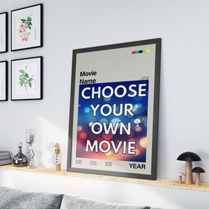 Custom Movie Poster, Choose Your Movie, Personalized Movie Poster ...