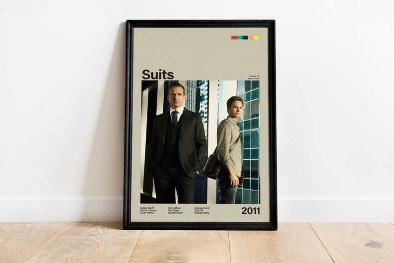 Suits Poster Print, Tv Show Poster Print, Suits Tv Series Poster, Tv ...