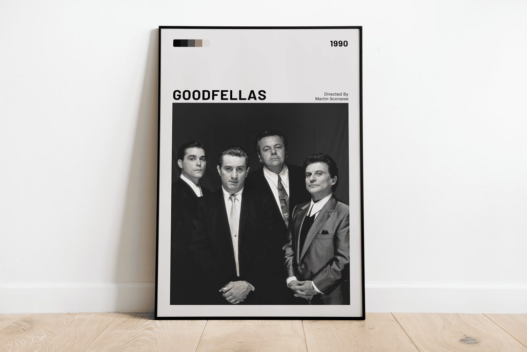 Goodfellas Movie Poster, Modern Movie Poster Print, Goodfellas Poster ...