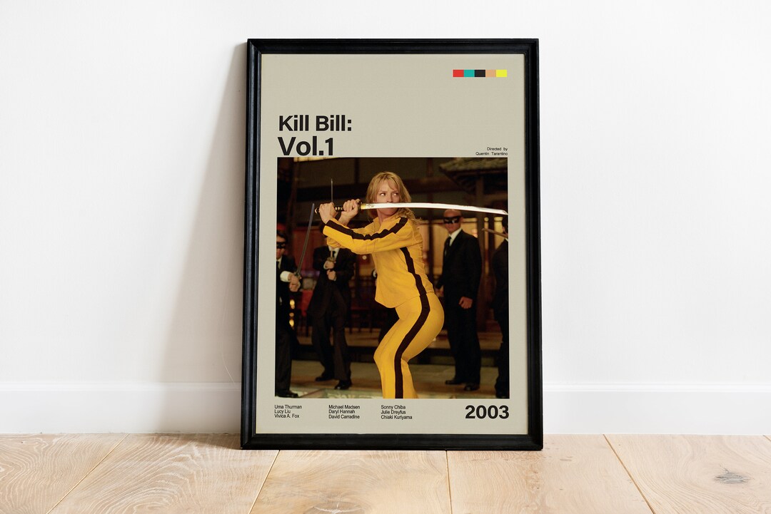 Kill Bill Poster Print, Movie Poster Print, Kill Bill Vol 1 Poster ...