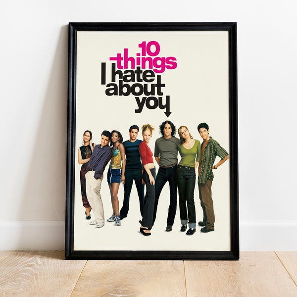 Ten Things I Hate About You Poster - Etsy