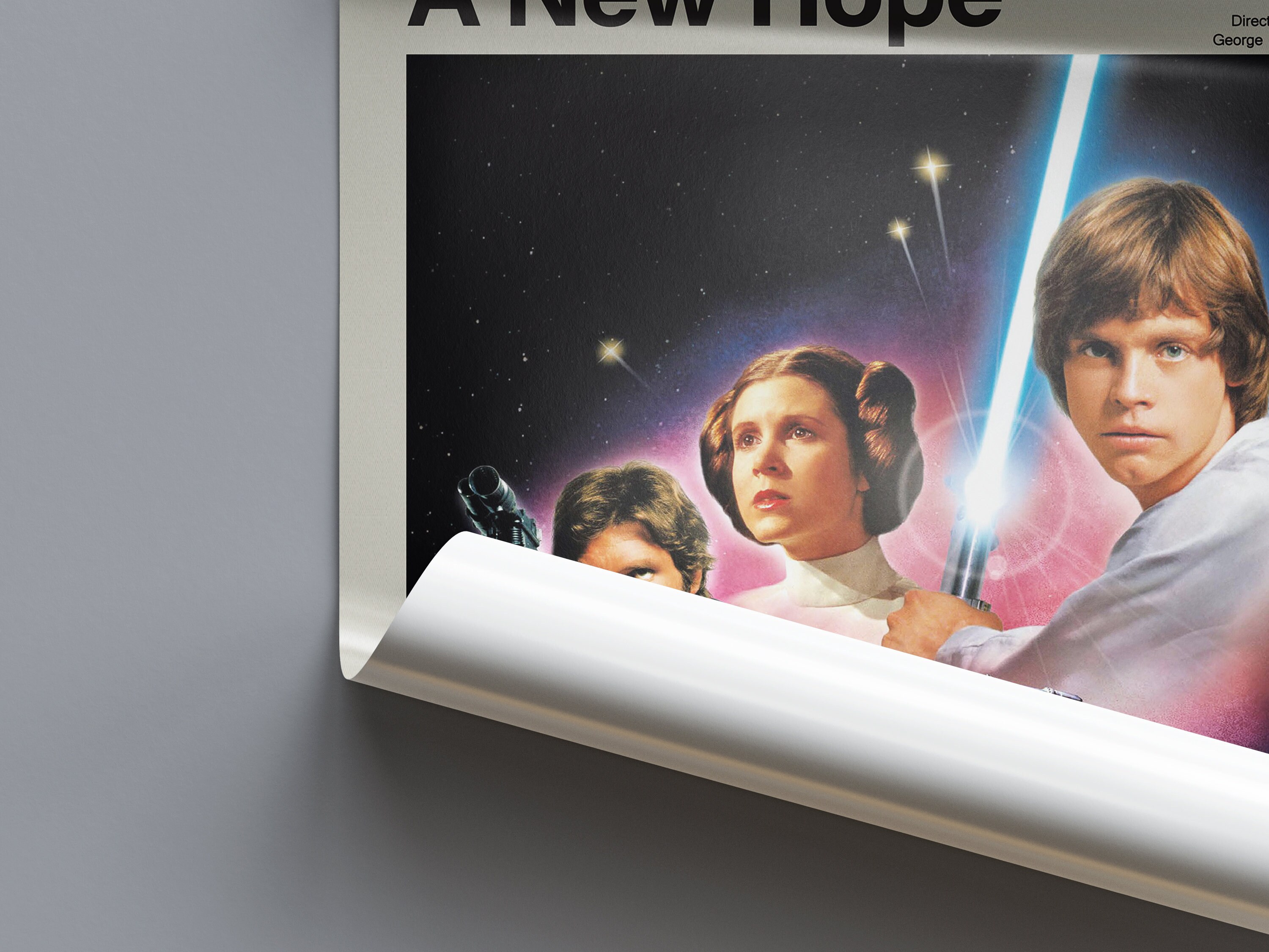 Star Wars A New Hope Poster, Modern Movie Poster Print, Star Wars A New ...