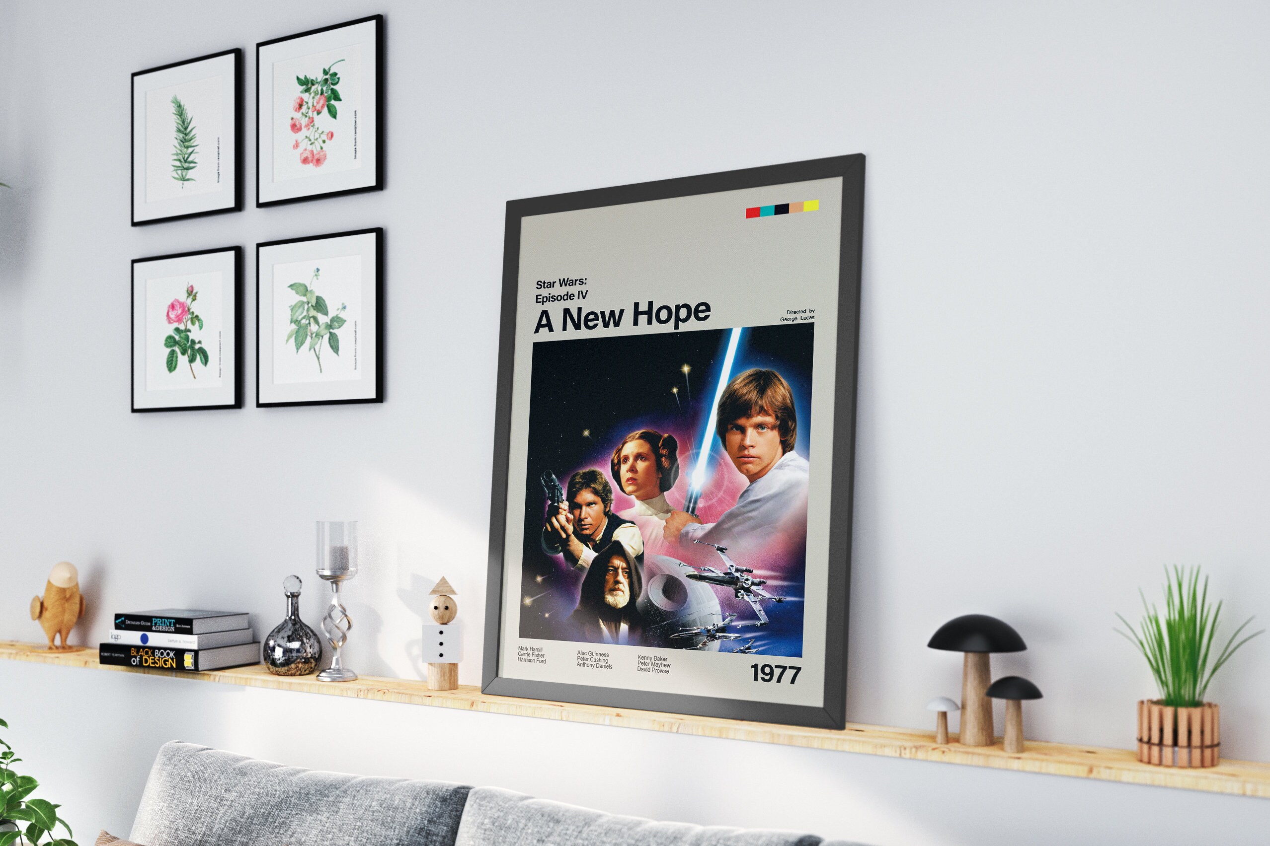 Star Wars A New Hope Poster, Modern Movie Poster sold by Clau Souza ...