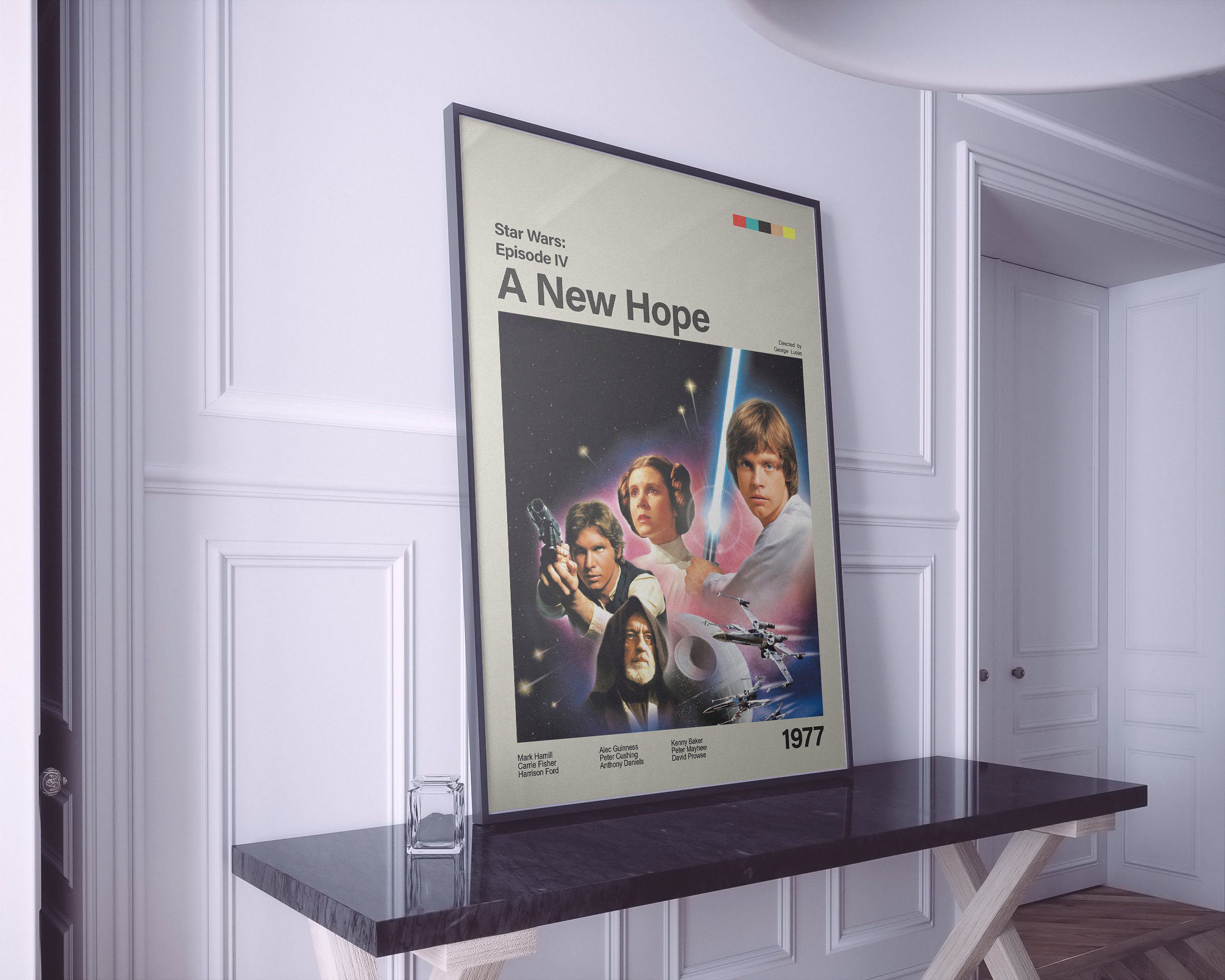 Star Wars A New Hope Poster, Modern Movie Poster sold by Clau Souza ...