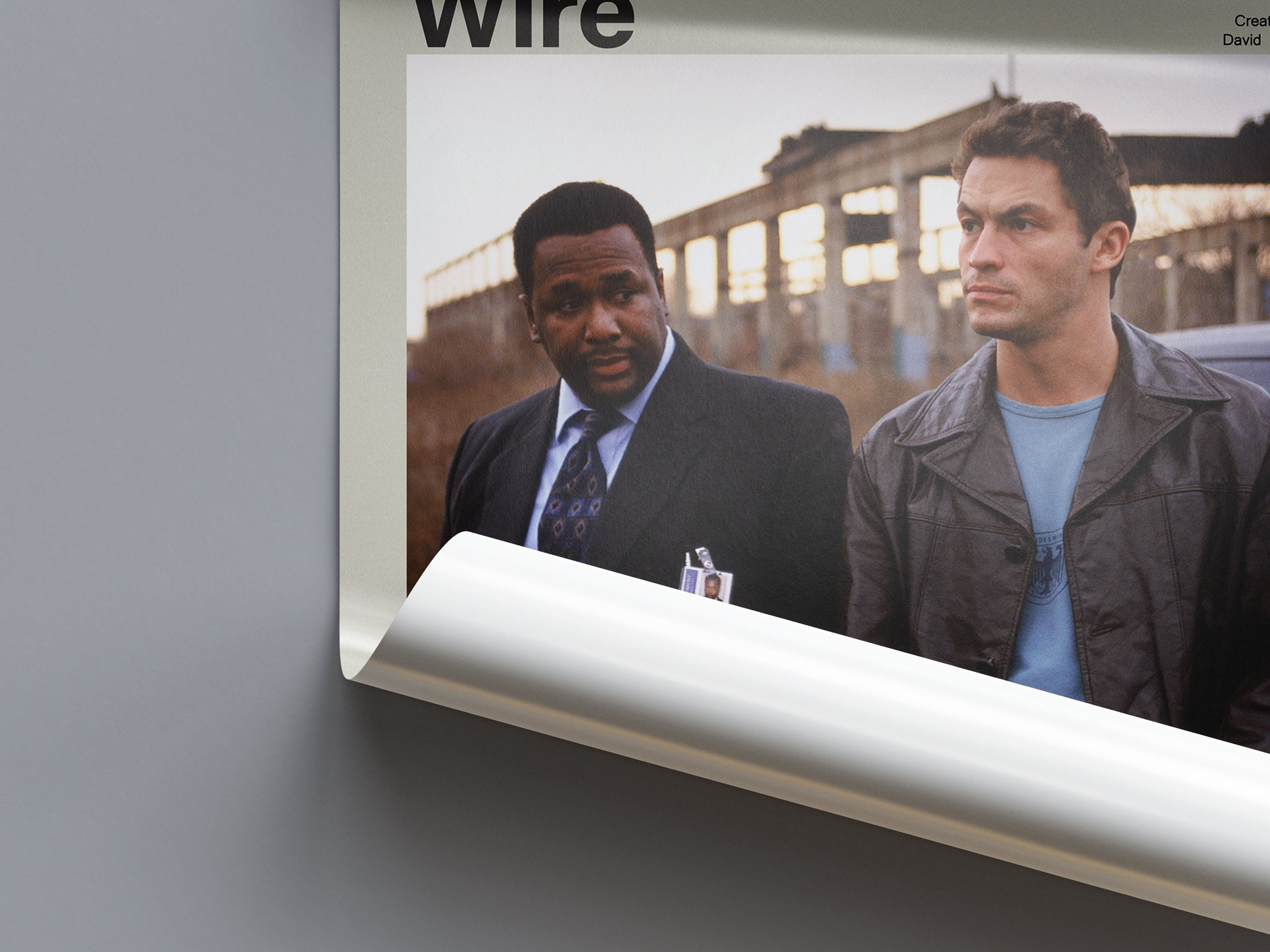 The Wire Poster Print, Tv Show Poster Print, the Wire Poster, Tv Series ...