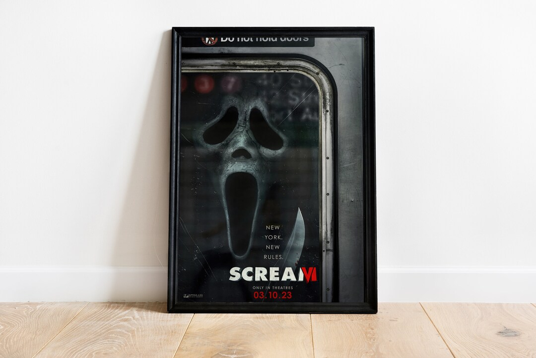 Scream Poster, Scream Movie Poster, High Quality Poster, Canvas Print ...
