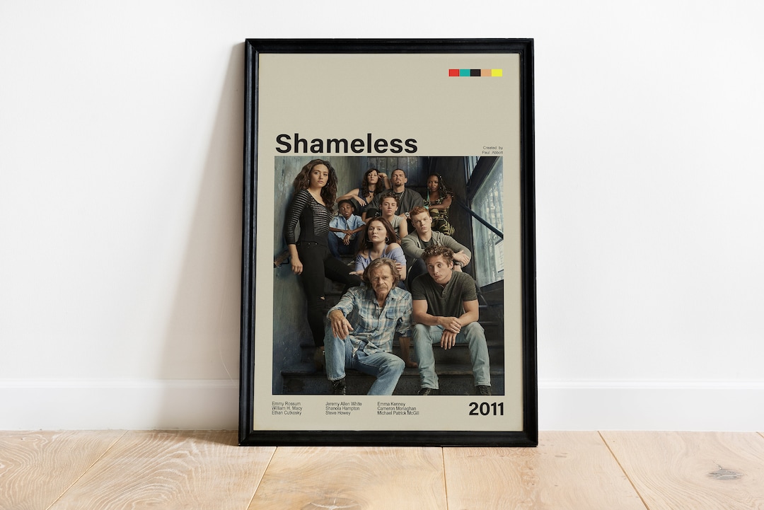 Shameless Poster, Shameless, Shameless Poster Wall Decor, Tv Series ...