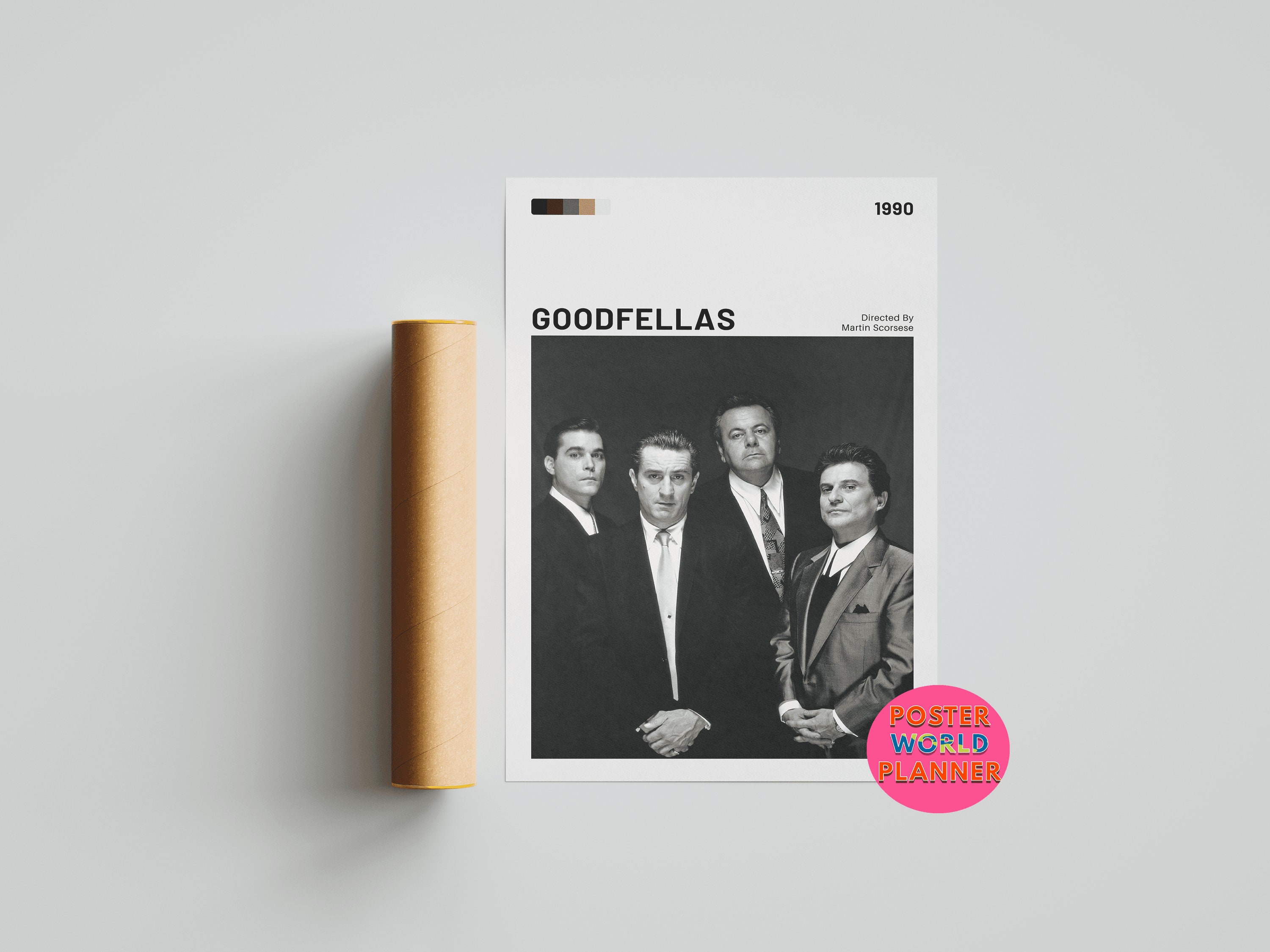 Goodfellas Movie Poster, Modern Movie Poster Print, Goodfellas Poster ...