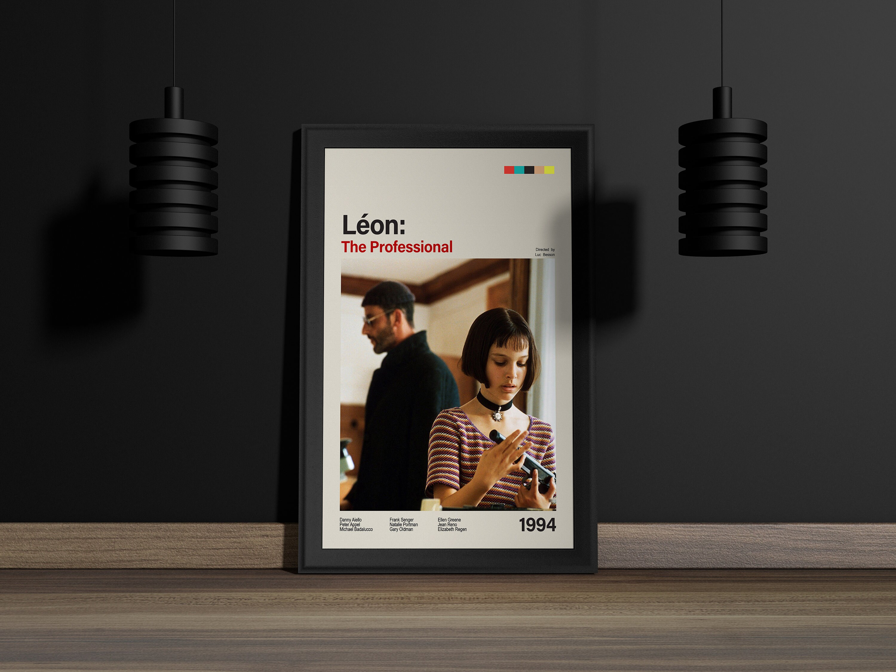 Leon Movie Poster, Modern Movie Poster, Leon The Professional Poster