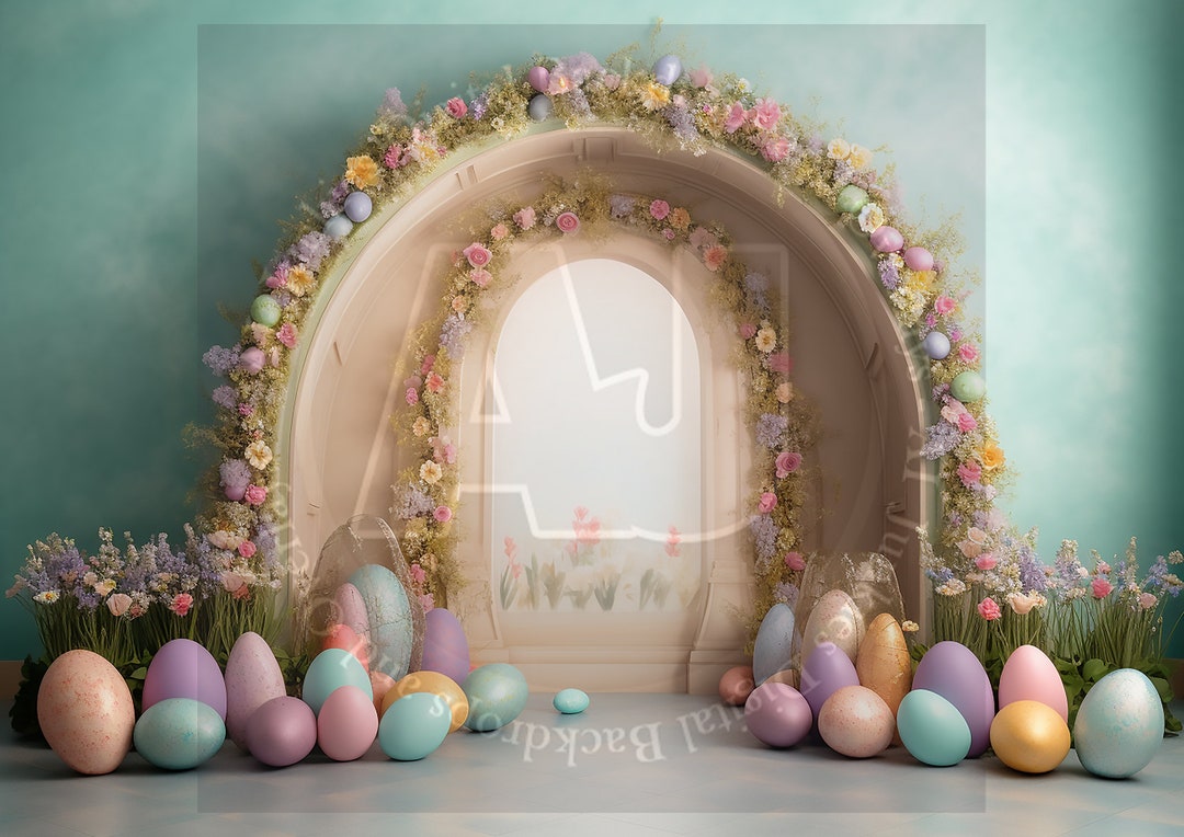 Easter Studio Digital Background for Composite Artists, Easter Digital ...
