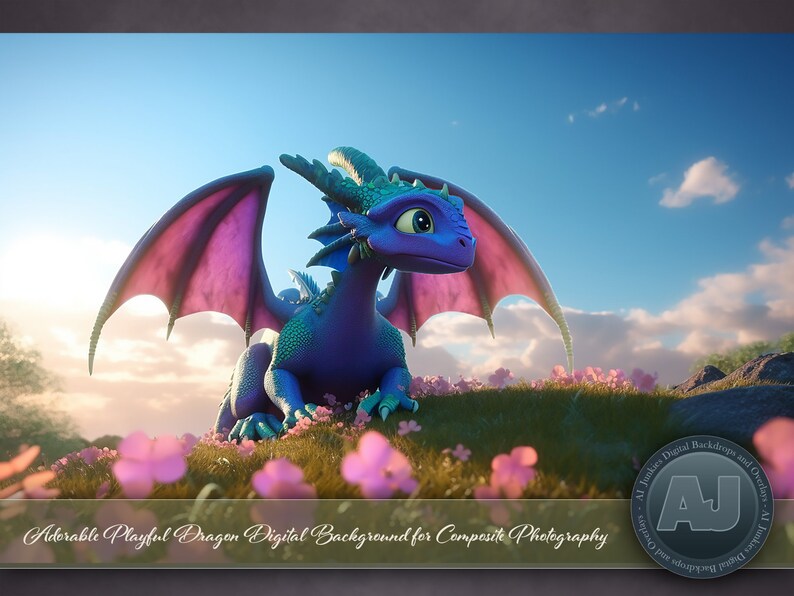Dragon Digital Background for Photographers Dragon Backdrop - Etsy
