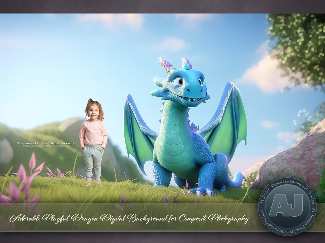 Dragon Digital Background for Photographers Dragon Backdrop Instant ...