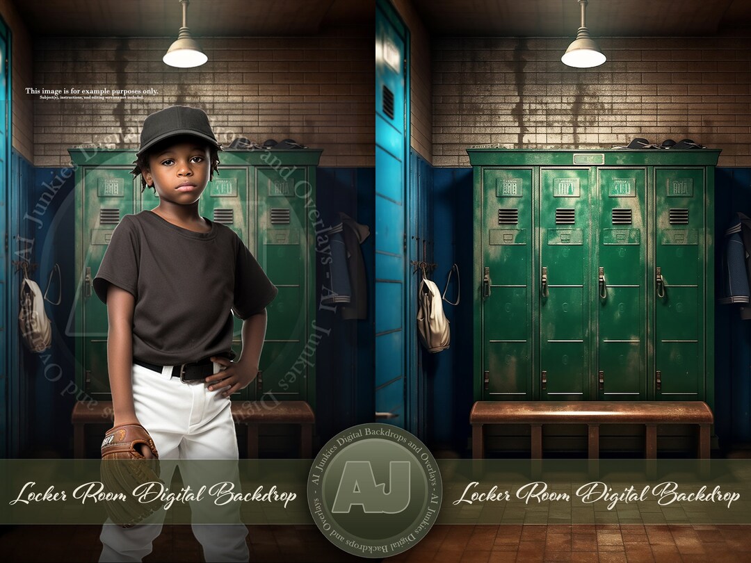 Locker Room Digital Background / Sports Photography / Composite Digital ...