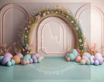 26 Easter Studio Digital Background for Composite Artists, Easter Digital Backdrop, Easter Photo ...