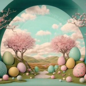 Easter Studio Digital Backgrounds for Composite Artists, Easter Digital ...