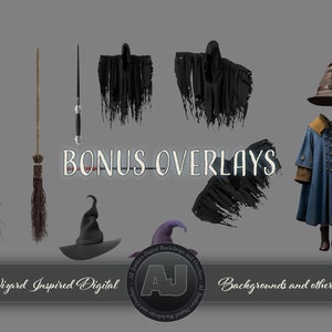 Ultimate Wizard Inspired Mega Bundle Pack Digital Backgrounds and Other ...