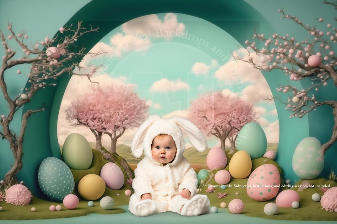 Easter Studio Digital Backgrounds for Composite Artists, Easter Digital ...