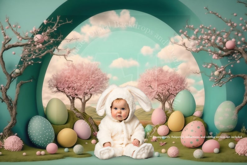 Easter Studio Digital Backgrounds for Composite Artists - Etsy