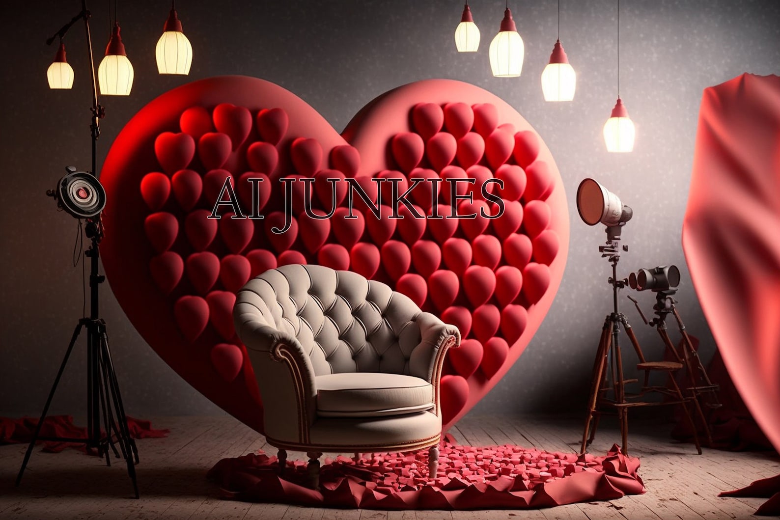 Valentine's Day Digital Photography Studio Digital - Etsy