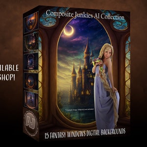 Wizard Magic Shop Storefront Digital Background, Wizard Shop Digital ...