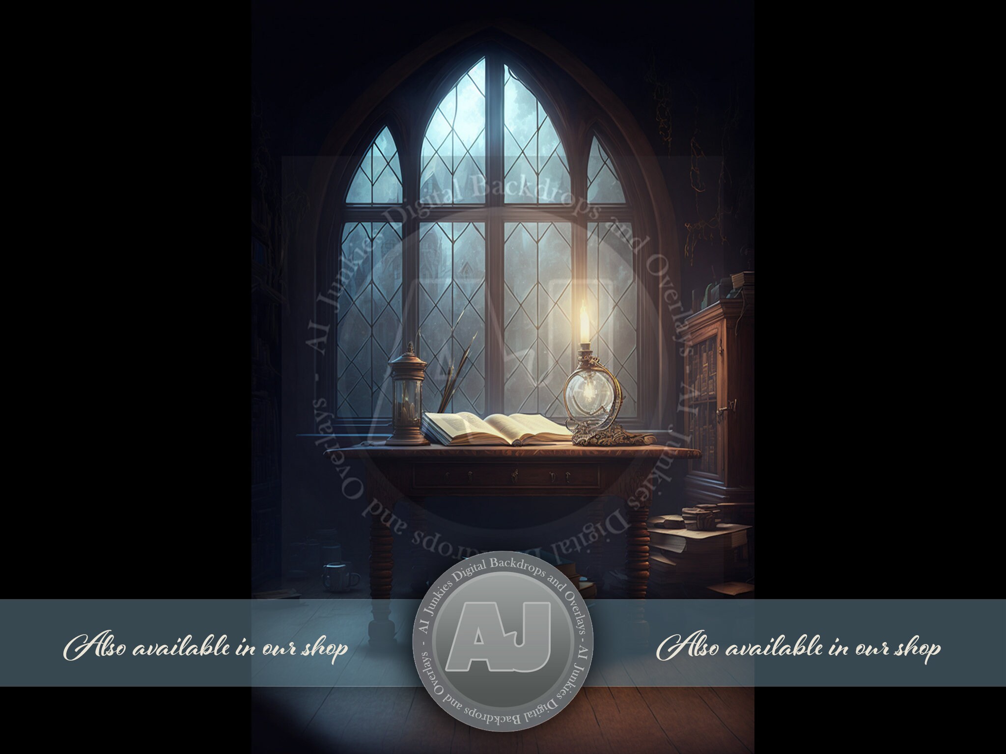Wizard Magic Goblet Digital Background Wizard School of - Etsy