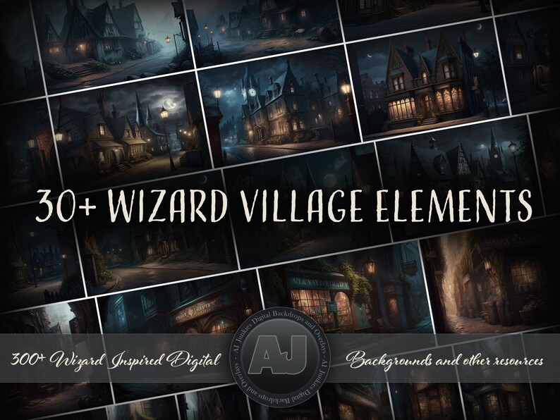 Ultimate Wizard Inspired Mega Bundle Pack Digital Backgrounds - Etsy