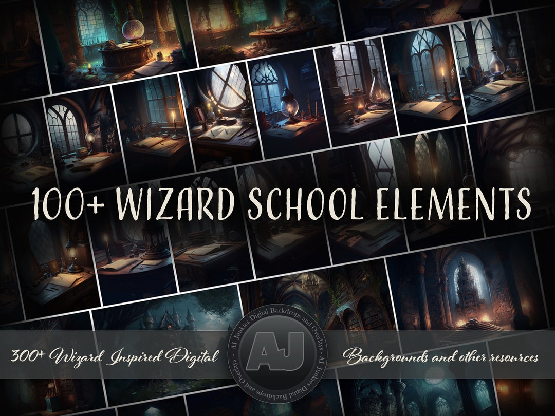 Ultimate Wizard Inspired Mega Bundle Pack Digital Backgrounds - Etsy