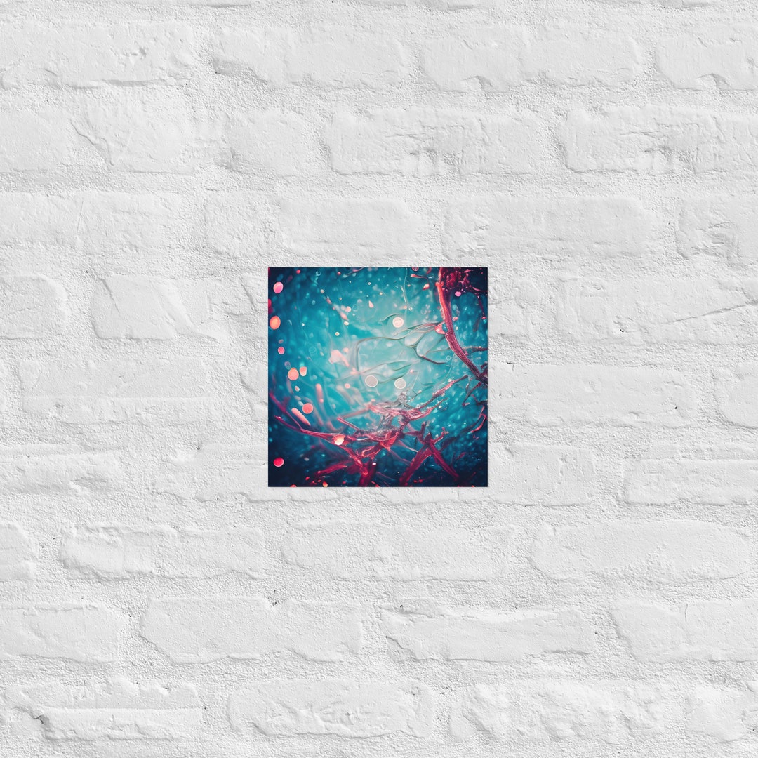 Futuristic Synapse Poster - Etsy