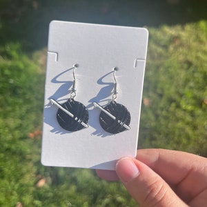 Crochet Earrings, 3d Printed, Yarn Earrings With Crochet Hooks, Earring ...