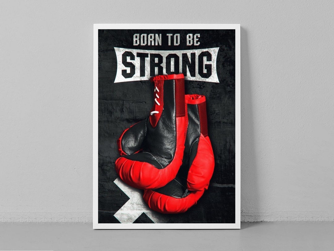 Born to Be Strong Motivational Wall Canvas Prints Office - Etsy
