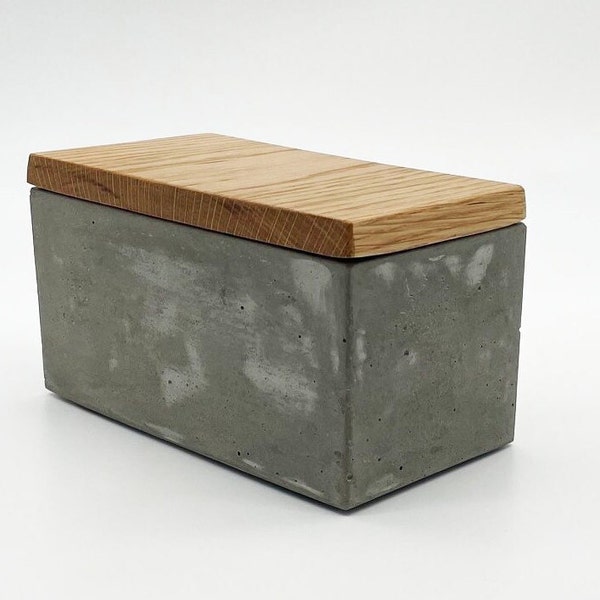 Concrete Box - Etsy