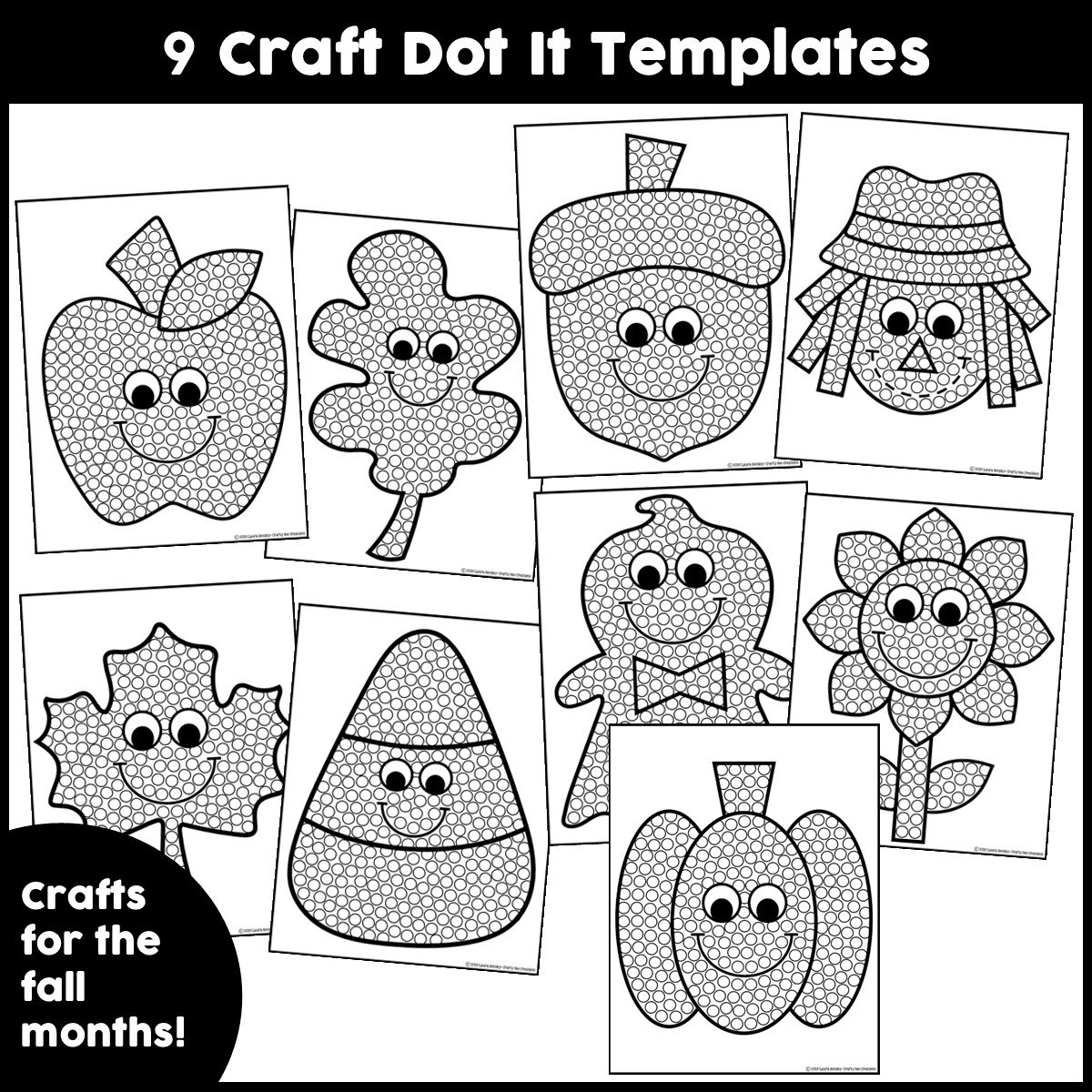 Fall Q Tip Painting Craft | Fine Motor Activities | Kindergarten ...