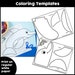 Dolphin Craft Patterns | Ocean Animals Activity | Sea Life | Ocean ...